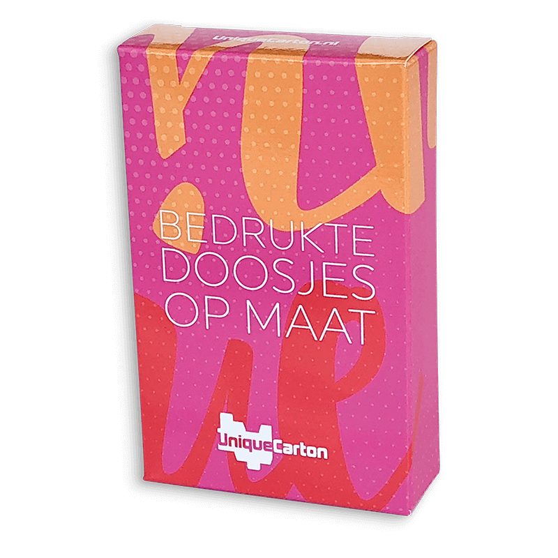 Doosje met insteekkleppen - Op doos type
